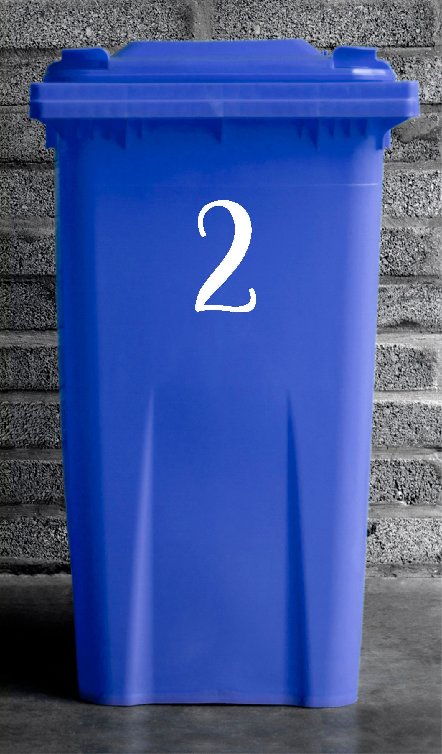 Vinyl Number Stickers, Decal. Self Adhesive. House, Door, Wheelie Bin ...