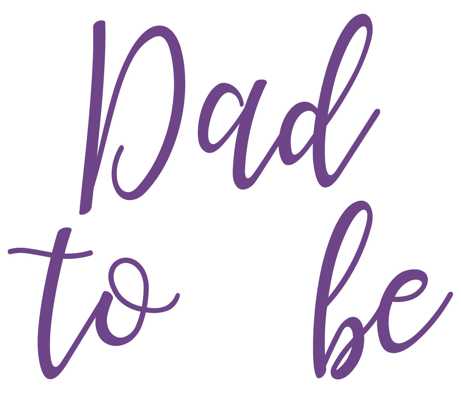 Dad to Be Vinyl Sticker Decal Labels for Glasses Mugs. Baby | Etsy