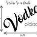 Vodka O'clock Quote - Vinyl Wall Art Sticker Decal Mural. Home, Wall ...