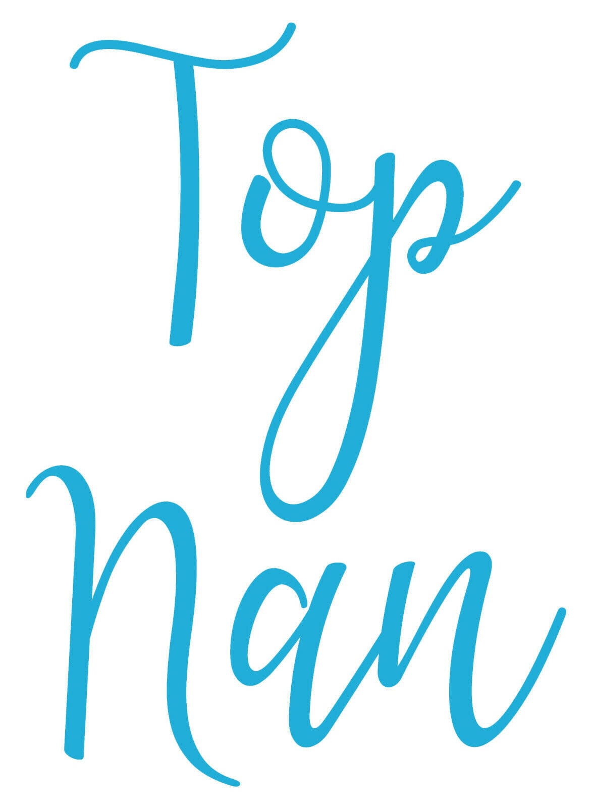Top Nan Vinyl Sticker Decal Label for Glasses Mugs Gift - Etsy