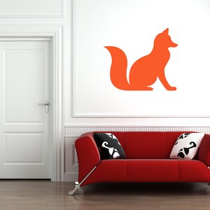 Large Fox Decorative Vinyl Wall Art Sticker Decal Mural. Home, Wall ...