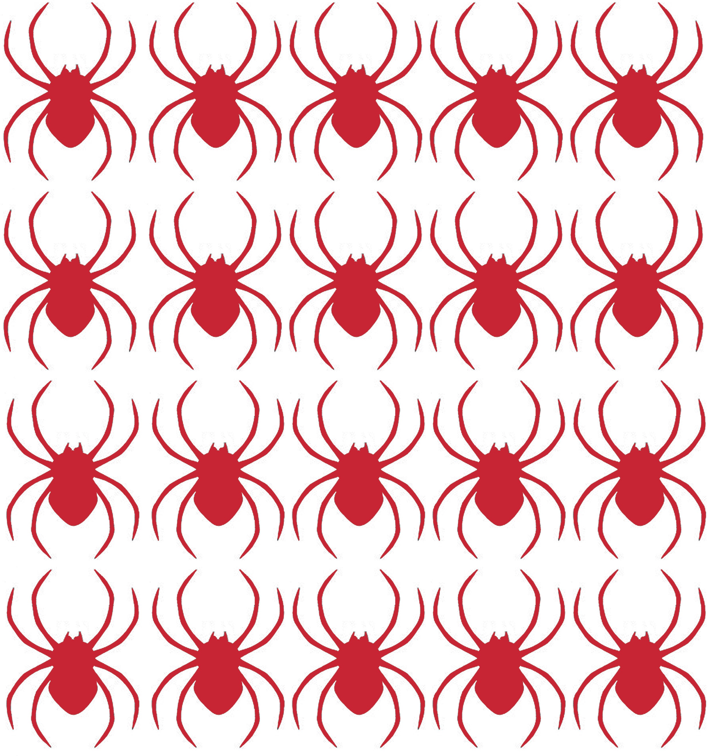 20 X Vinyl Spider Shaped Stickers Decal Mural. Halloween | Etsy
