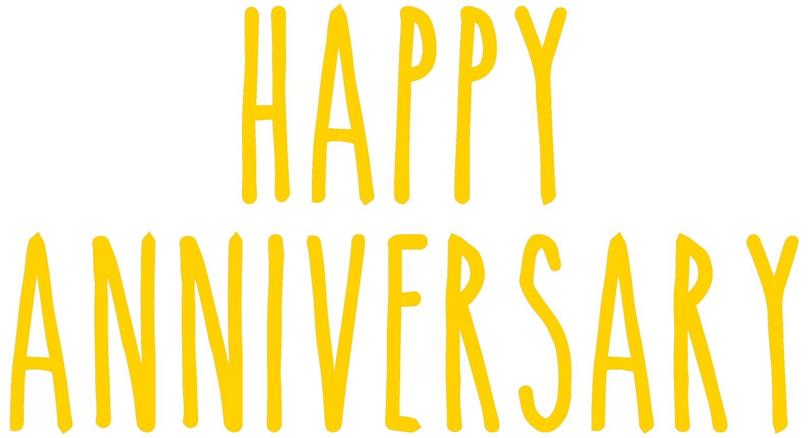 Happy Anniversary Vinyl Sticker Decal Transfer Label for - Etsy
