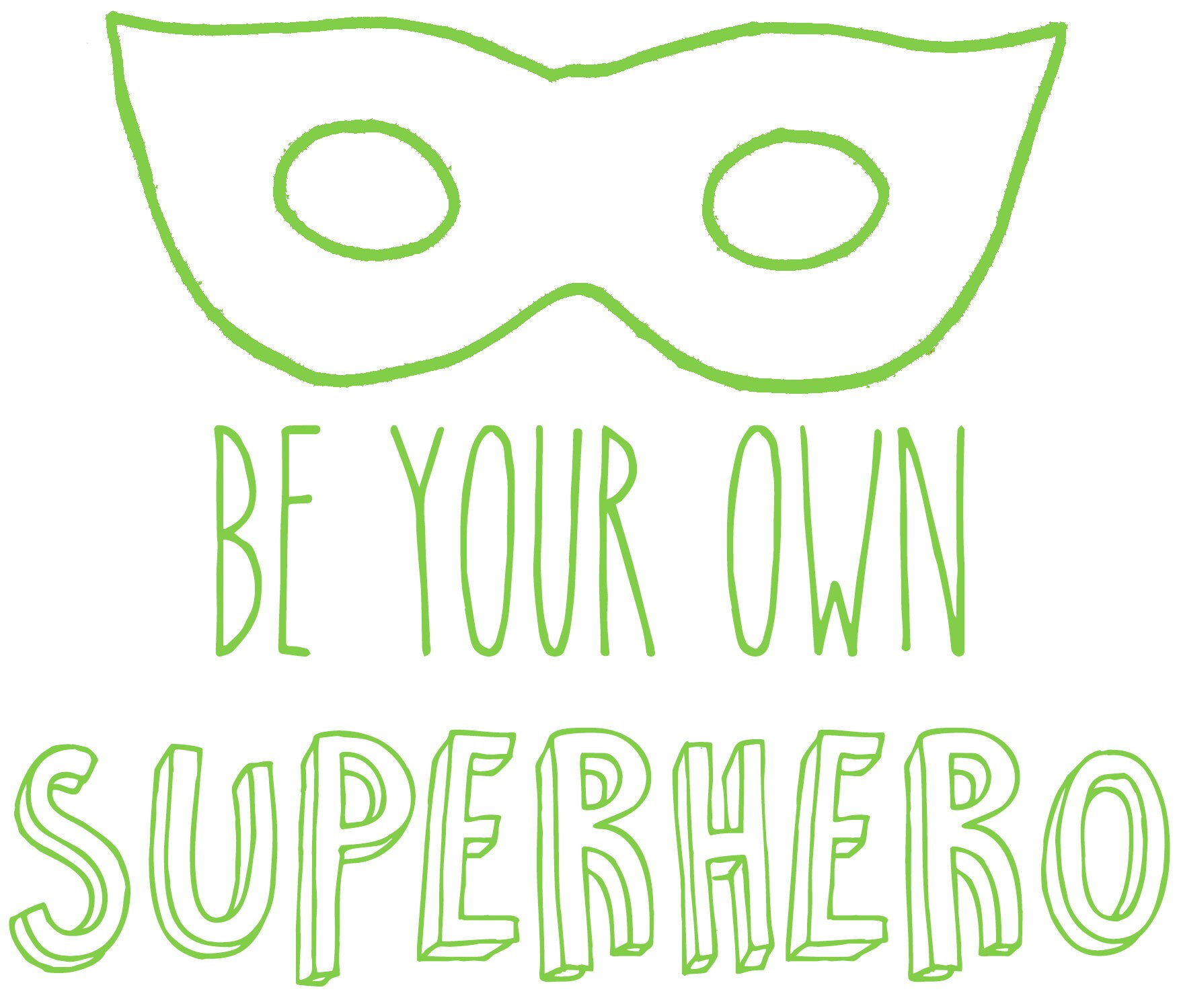 Be your own Superhero Quote Vinyl Wall Art Sticker Decal. | Etsy