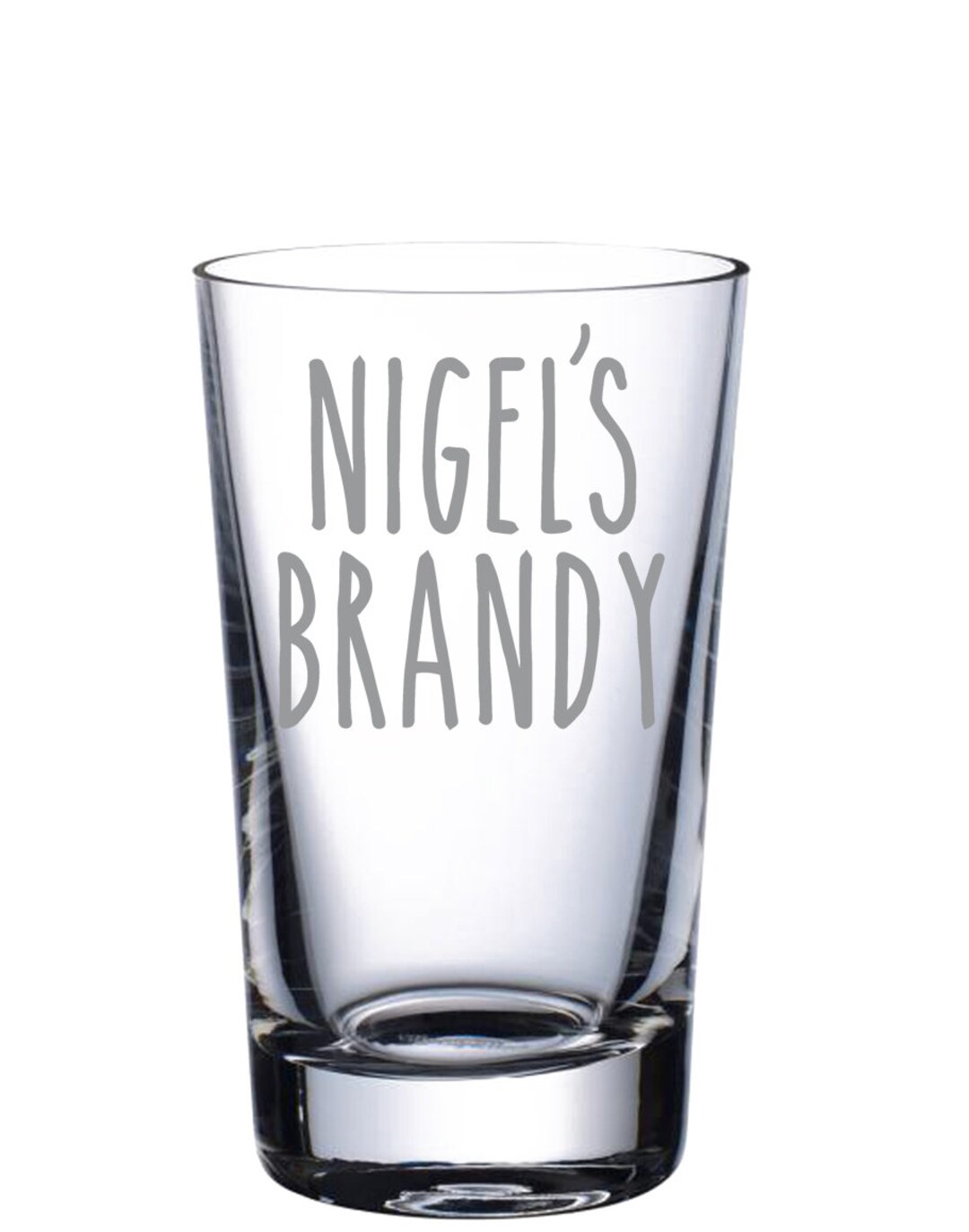 Personalised Brandy Vinyl Sticker Decal Transfer Label for Glasses ...