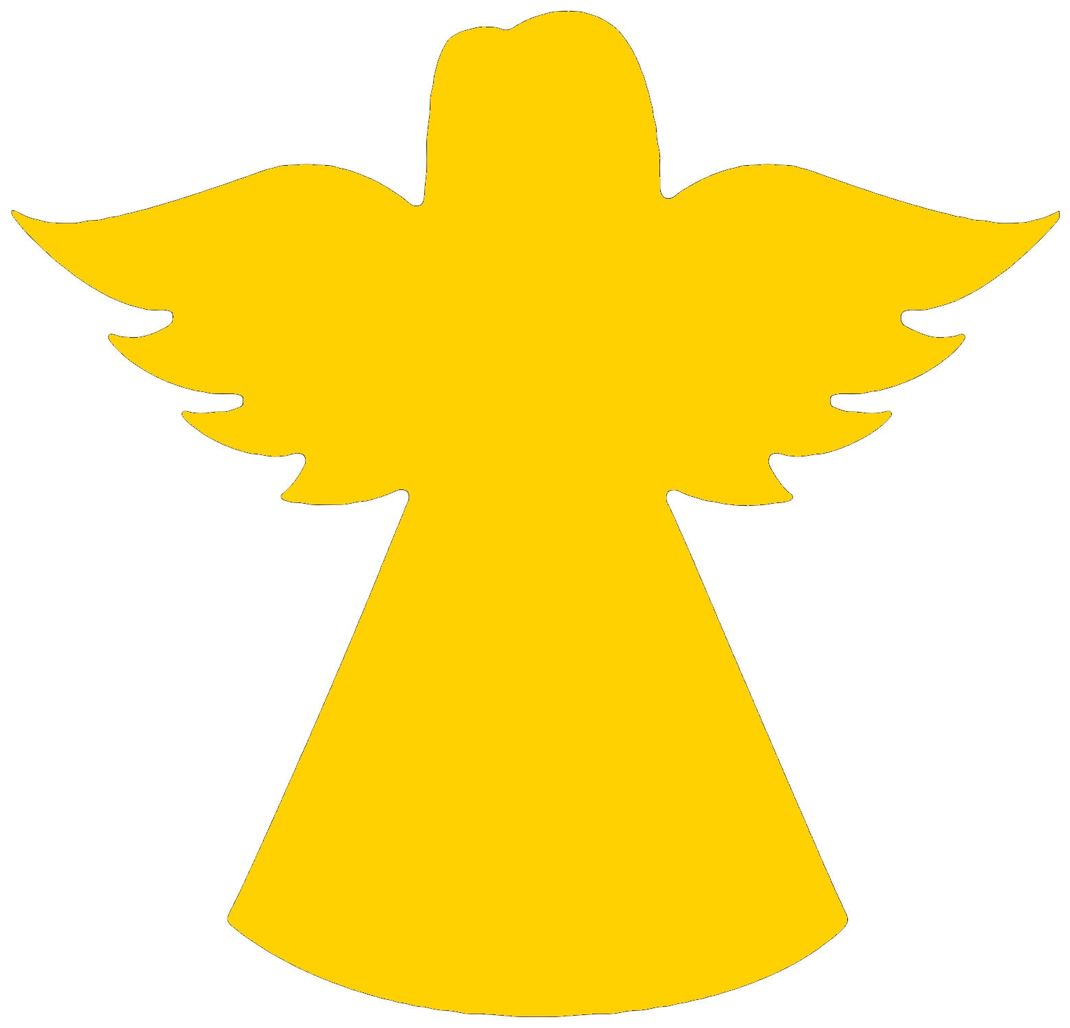 Large Angel Decorative Vinyl Wall Art Sticker Decal Mural. | Etsy