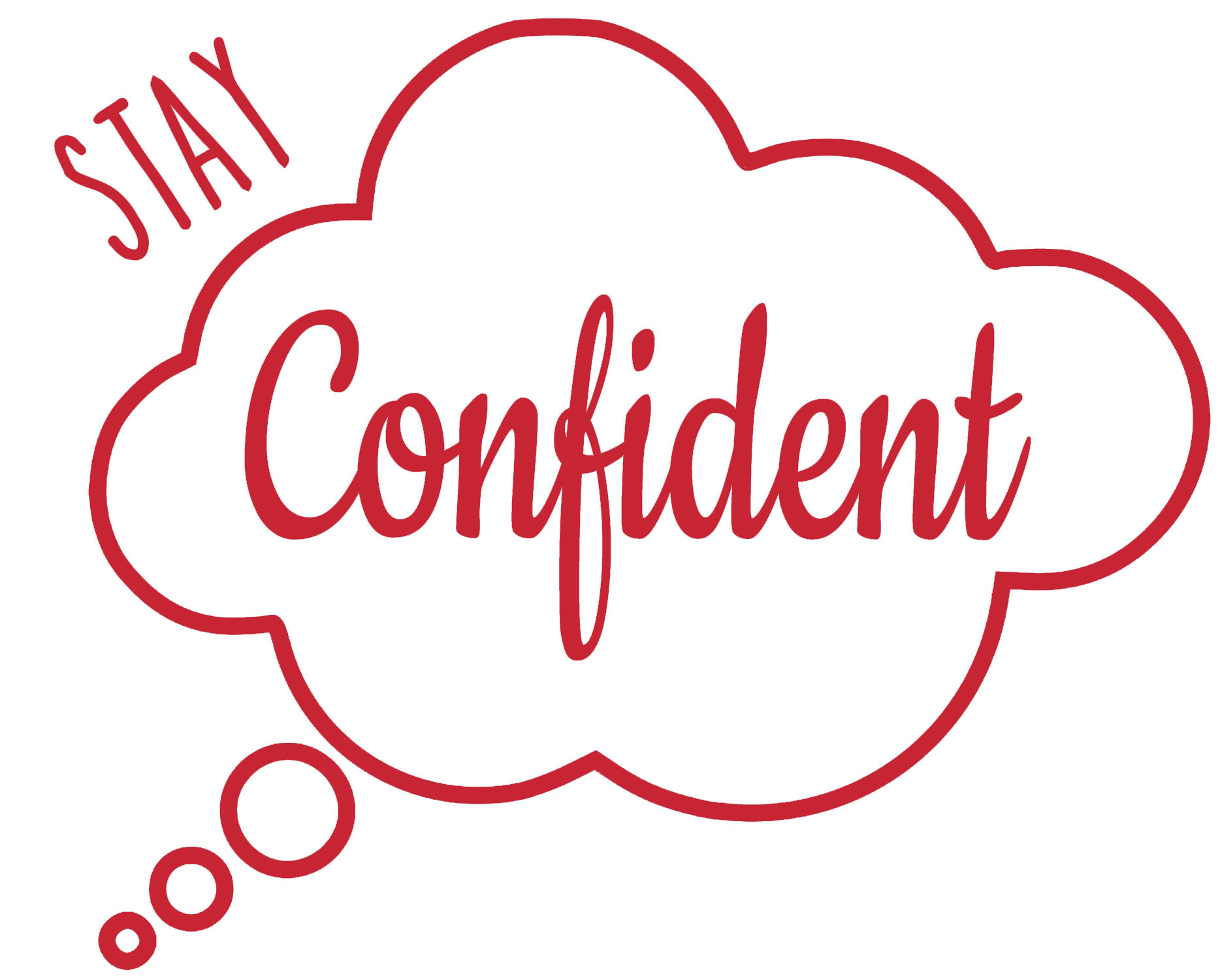 Stay Confident Quote Vinyl Wall Art Sticker Decal Mural. | Etsy