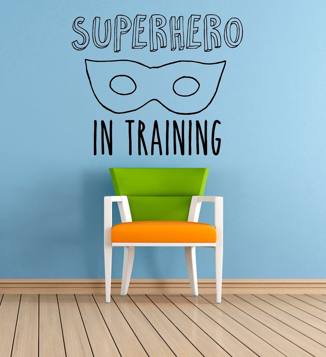 Superhero in Training Quote, Vinyl Wall Art Sticker, Decal. Home, Wall ...
