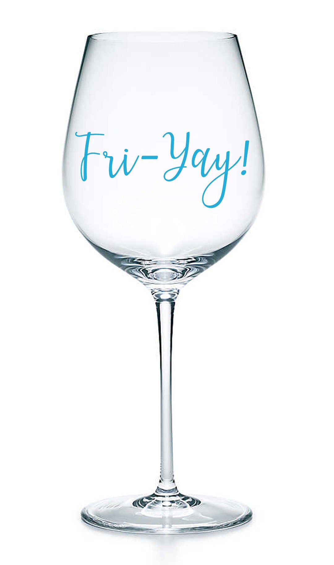 Fri-yay! - Vinyl Sticker Decal Transfer Label for Glasses, Mugs, Bottle ...
