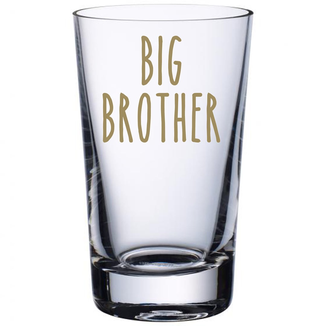 Big Brother - Vinyl Sticker Decal Transfer Label for Glasses, Mugs ...