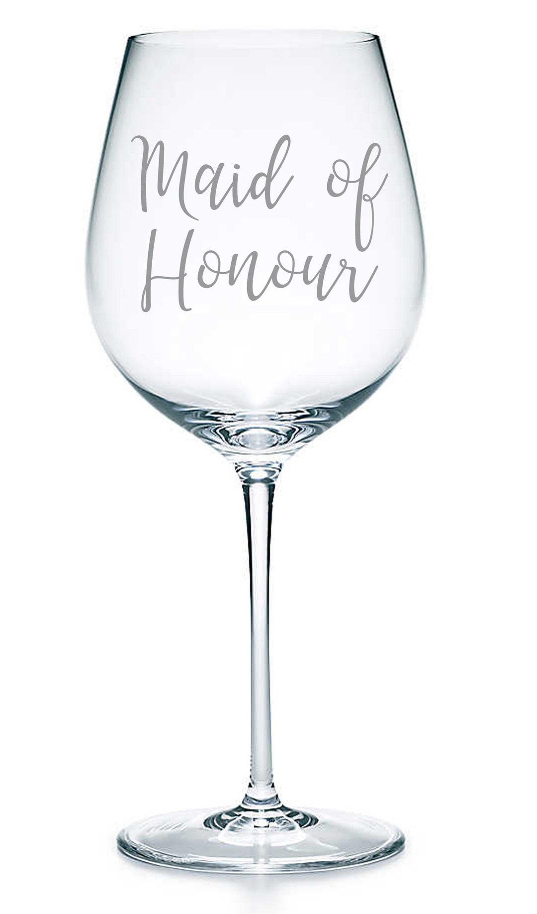 Maid of Honour- Vinyl Sticker Decal Labels for Glasses, Mugs. Wedding ...