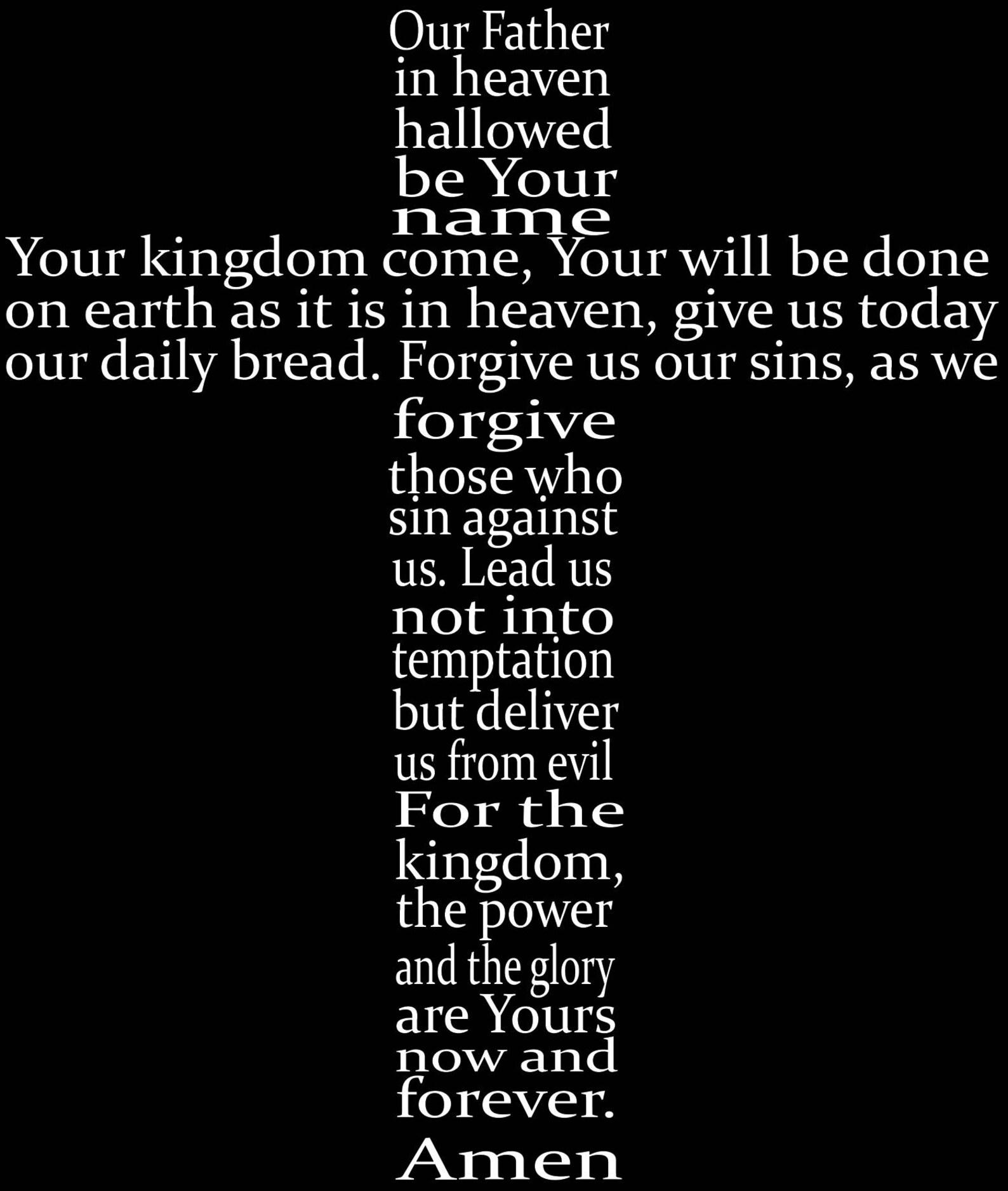 The Lord's Prayer Contemporary Version Christian Bible | Etsy UK