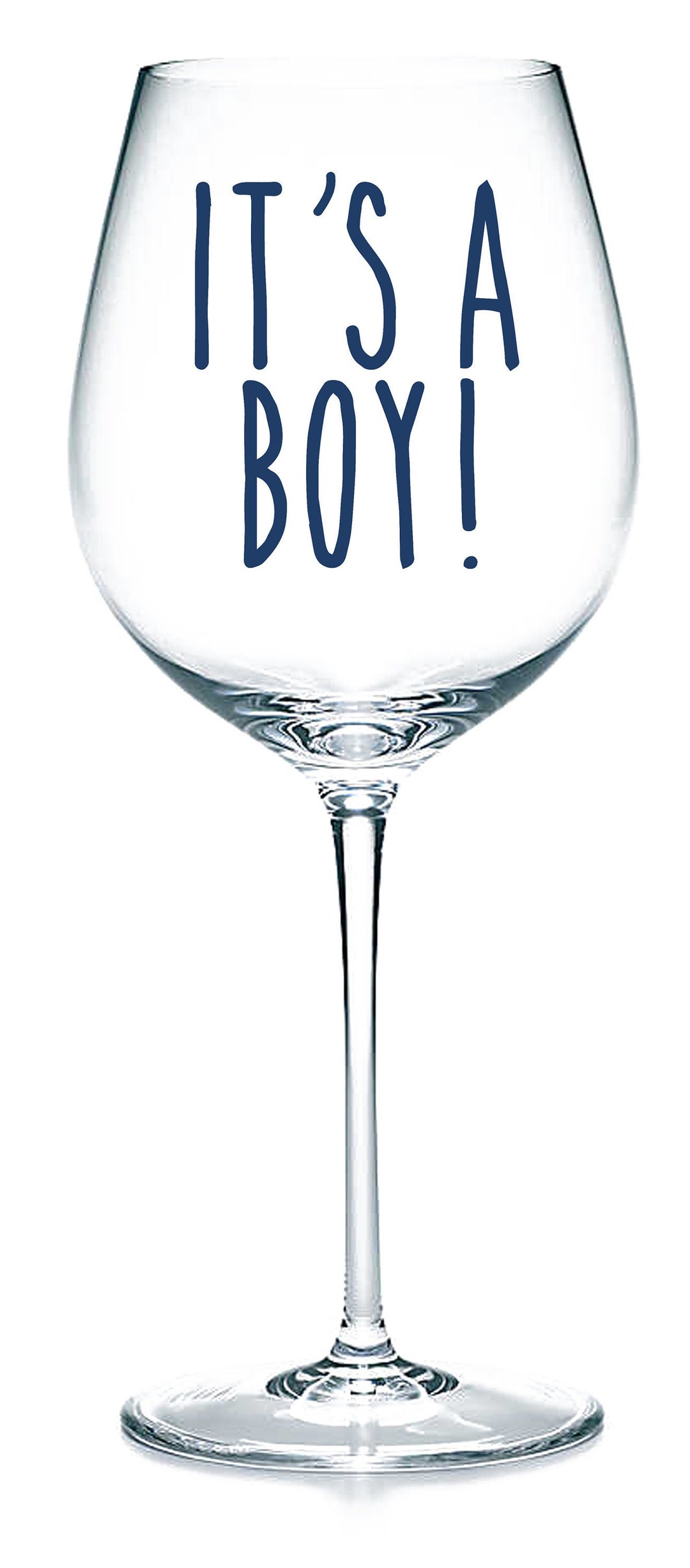 It's a Boy Vinyl Sticker Decal Transfer Label for Glasses, Mugs. Regalo ...