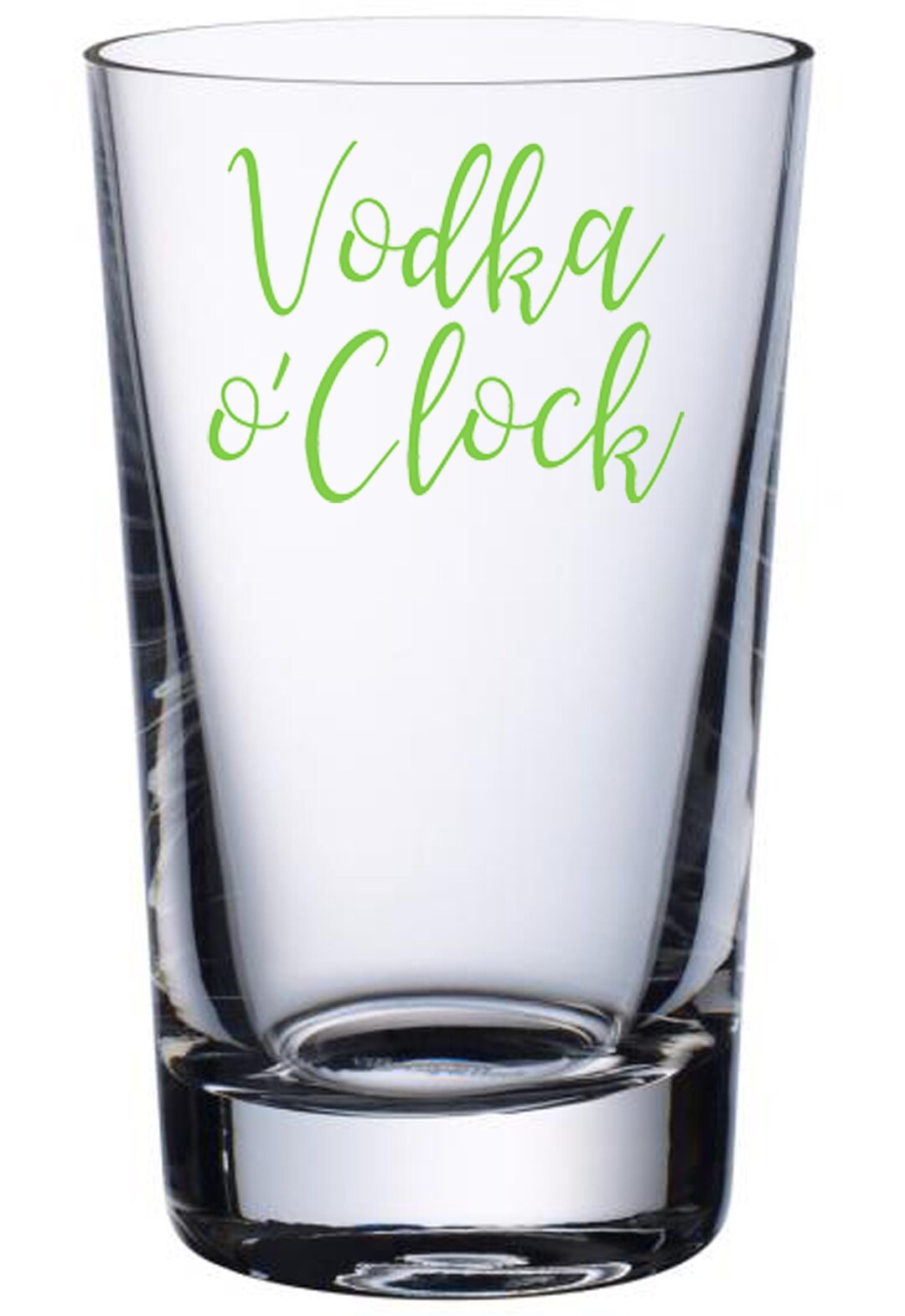 Vodka O'clock - Vinyl Sticker Decal Label for Glasses, Mugs, Bottle ...