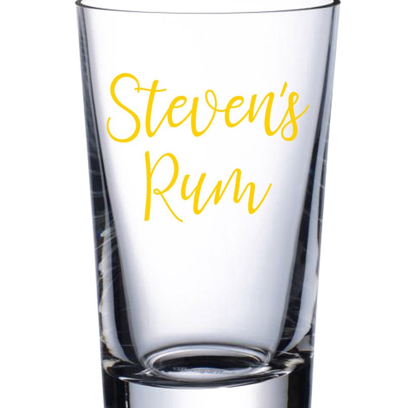 Personalised Rum Glass - Etsy UK