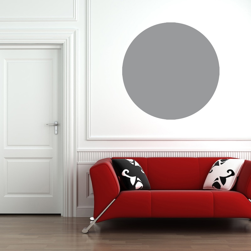 Large Circle Wall Sticker - Etsy
