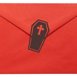 20 X Vinyl Coffin Shaped Stickers, Decal, Mural, Transfer. Halloween ...