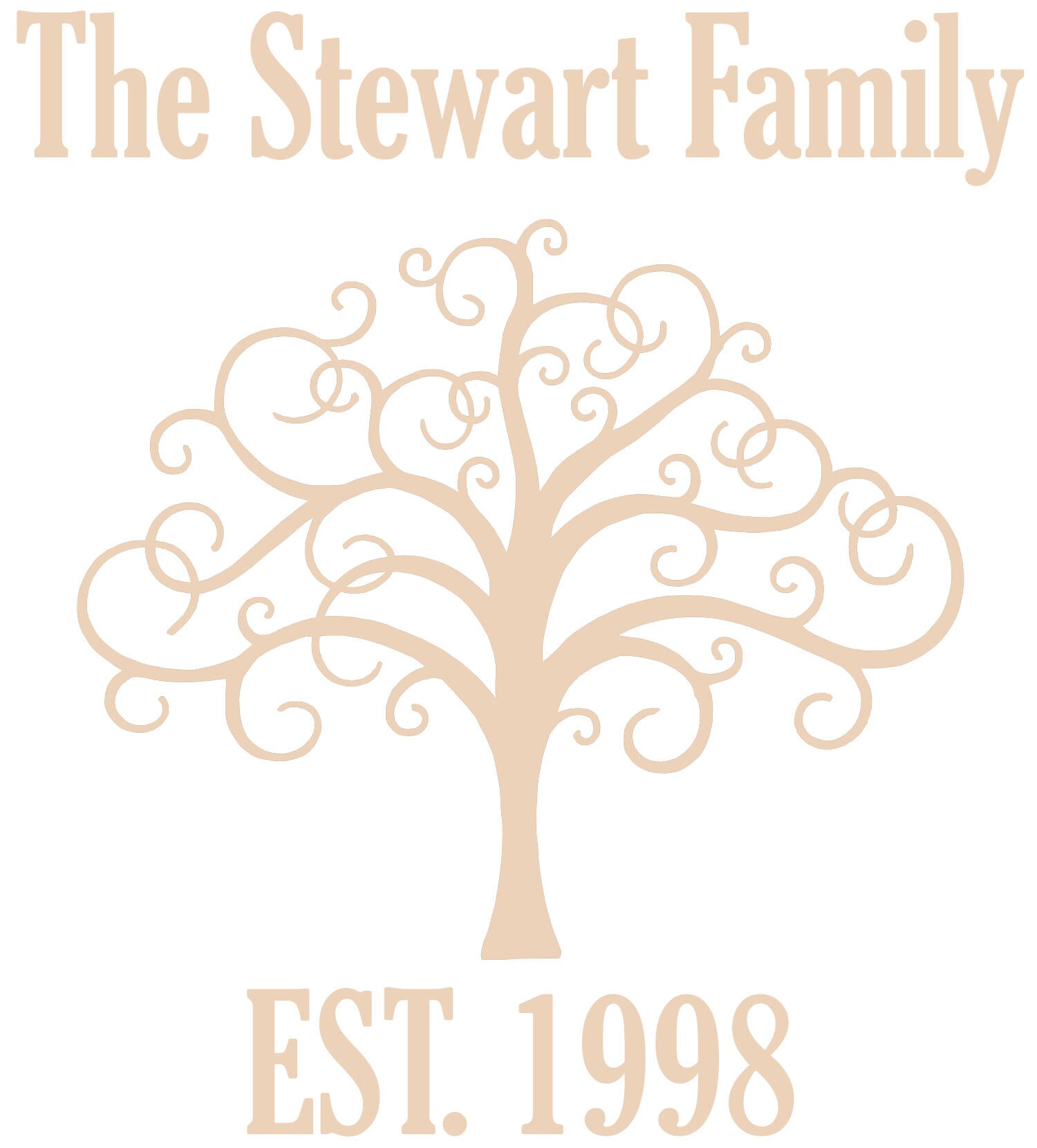Personalised Family Tree, Vinyl Wall Art Sticker Decal Mural. Home ...