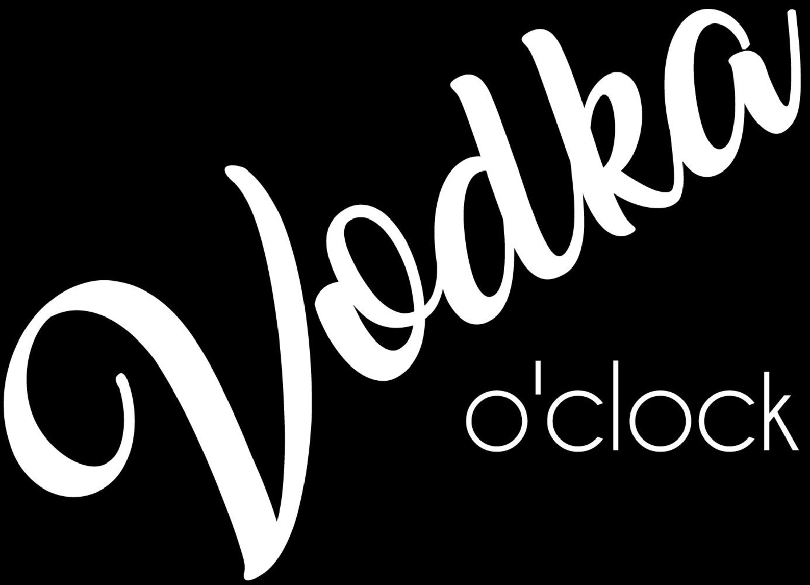 Vodka O'clock Quote - Vinyl Wall Art Sticker Decal Mural. Home, Wall ...