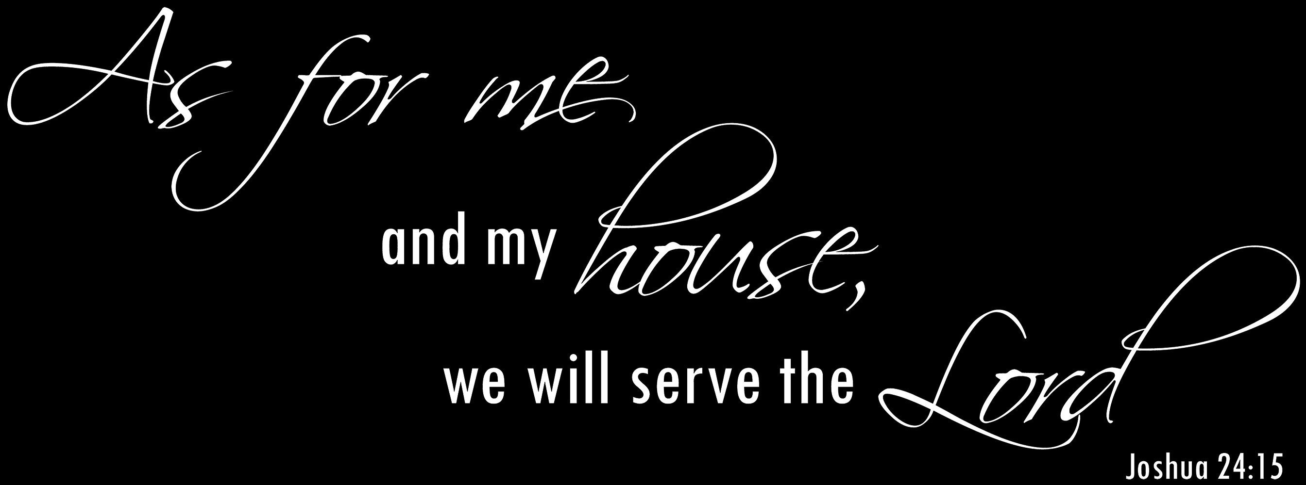 Joshua 24 V 15 NIV Christian Bible Quote Vinyl Wall Art - Etsy