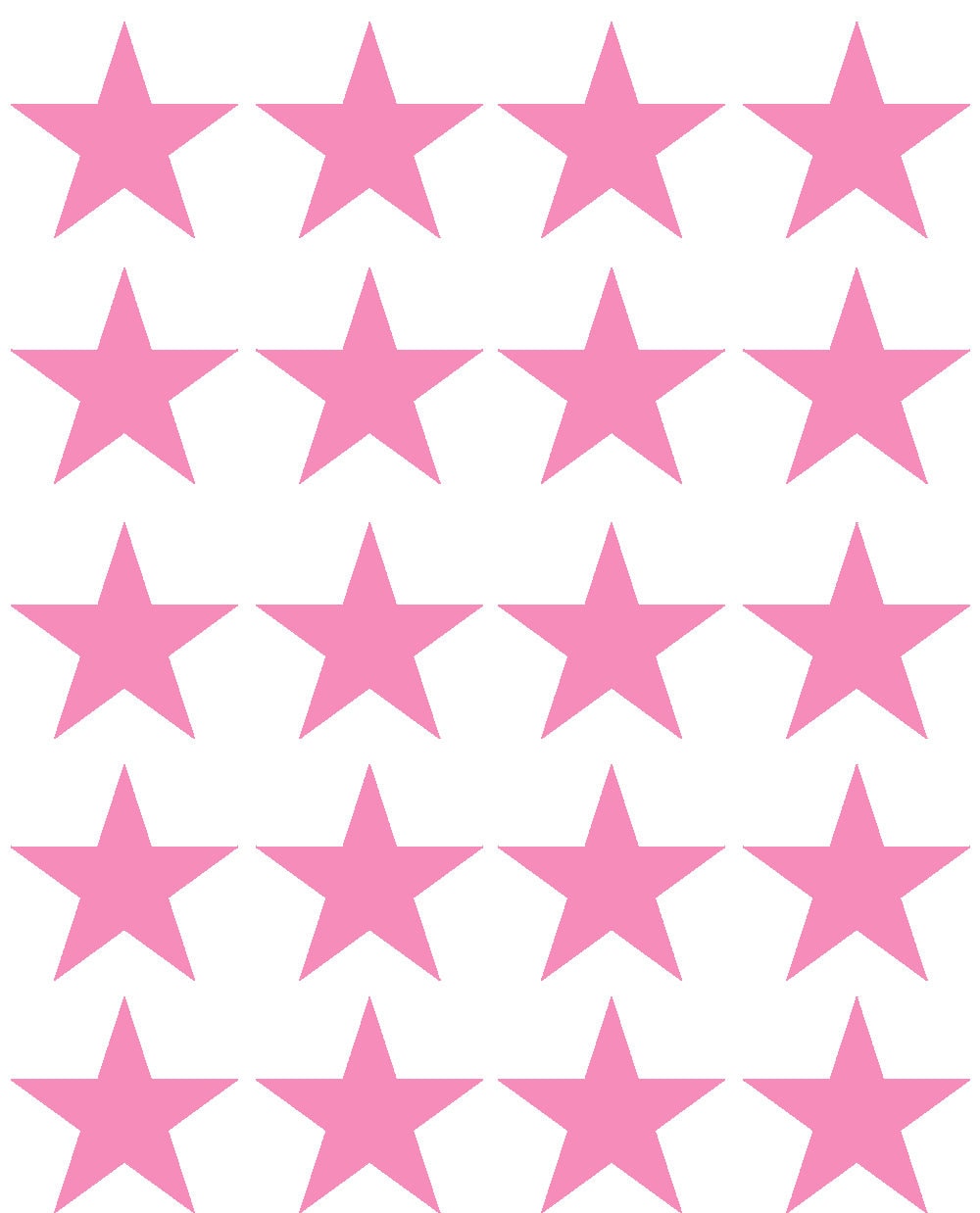 20 X Vinyl Star Stickers. Cardmaking Scrapbooking Crafting | Etsy