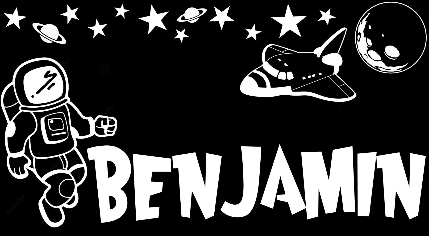 Personalised Name Matt Vinyl Wall Art Sticker Decal Mural | Etsy