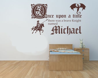 Knight Wall Decal - Etsy