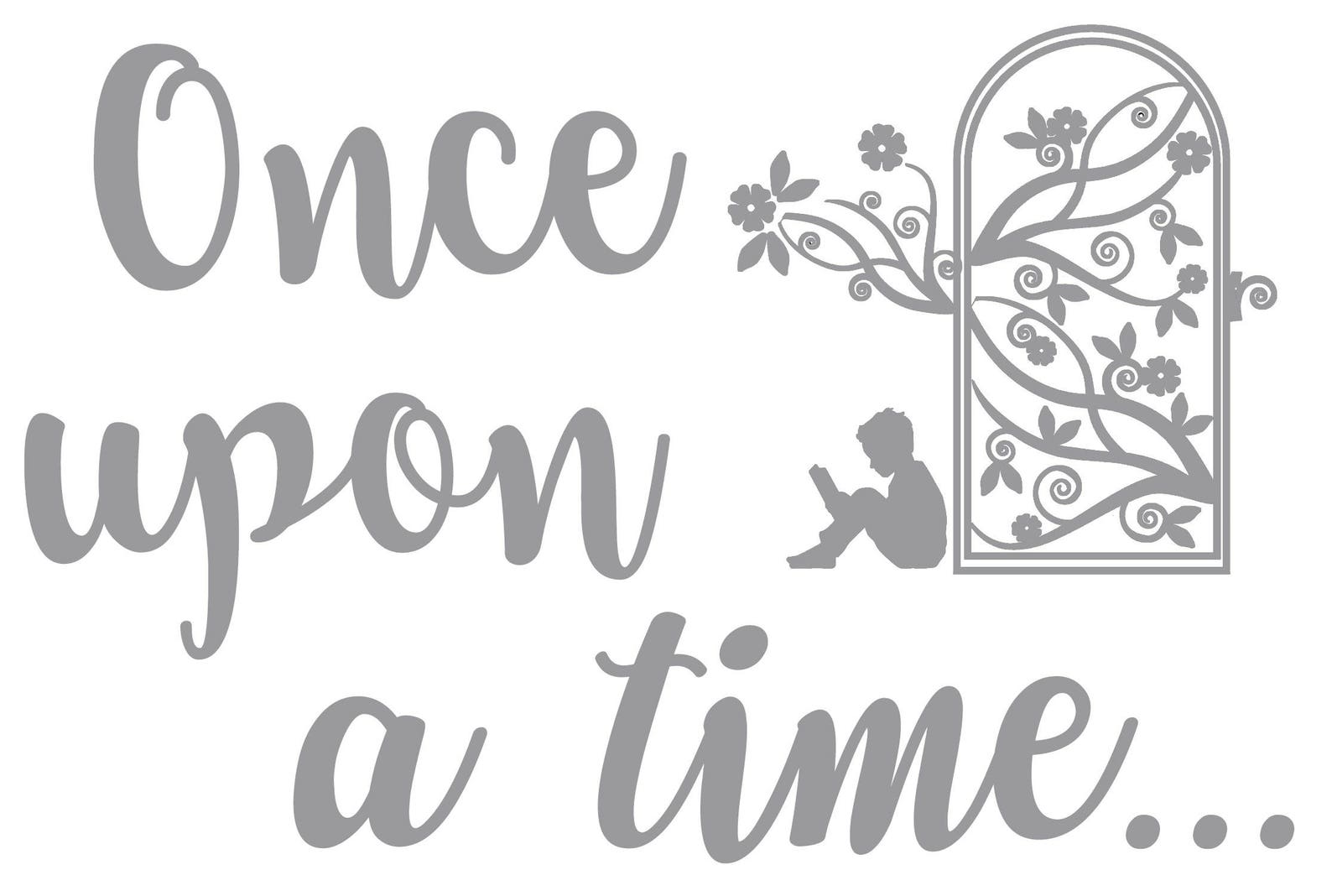 Once Upon a Time Quote Vinyl Wall Art Sticker Decal. Home - Etsy UK