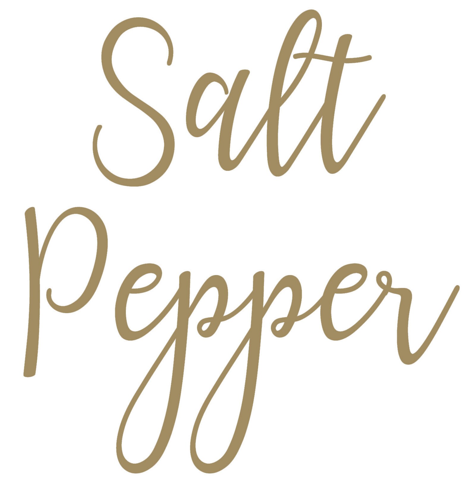 Salt and Pepper Vinyl Sticker Decal Labels for Jars - Etsy