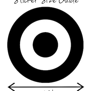 20 X Vinyl Target, Bullseye Wall Art Stickers, Mural, Decal. Cardmaking ...
