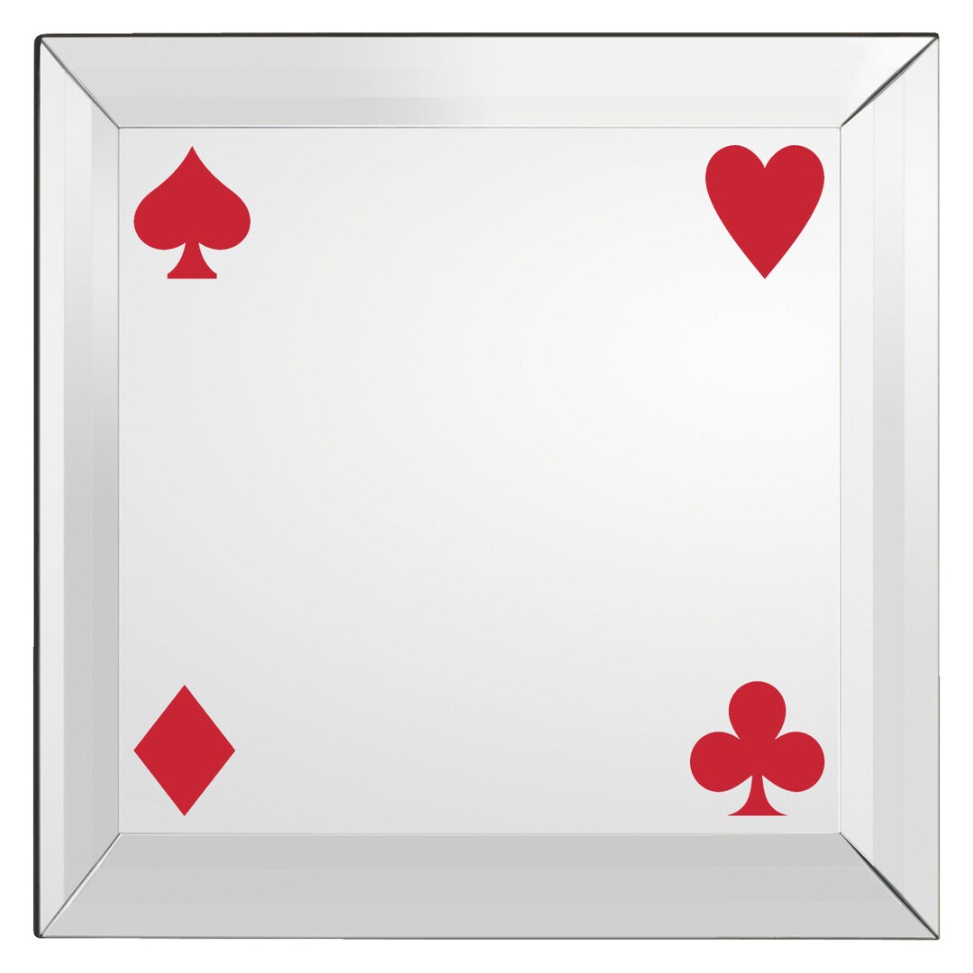 20 X Vinyl Playing Card Stickers, Decal, Mural. Crafting, Window ...