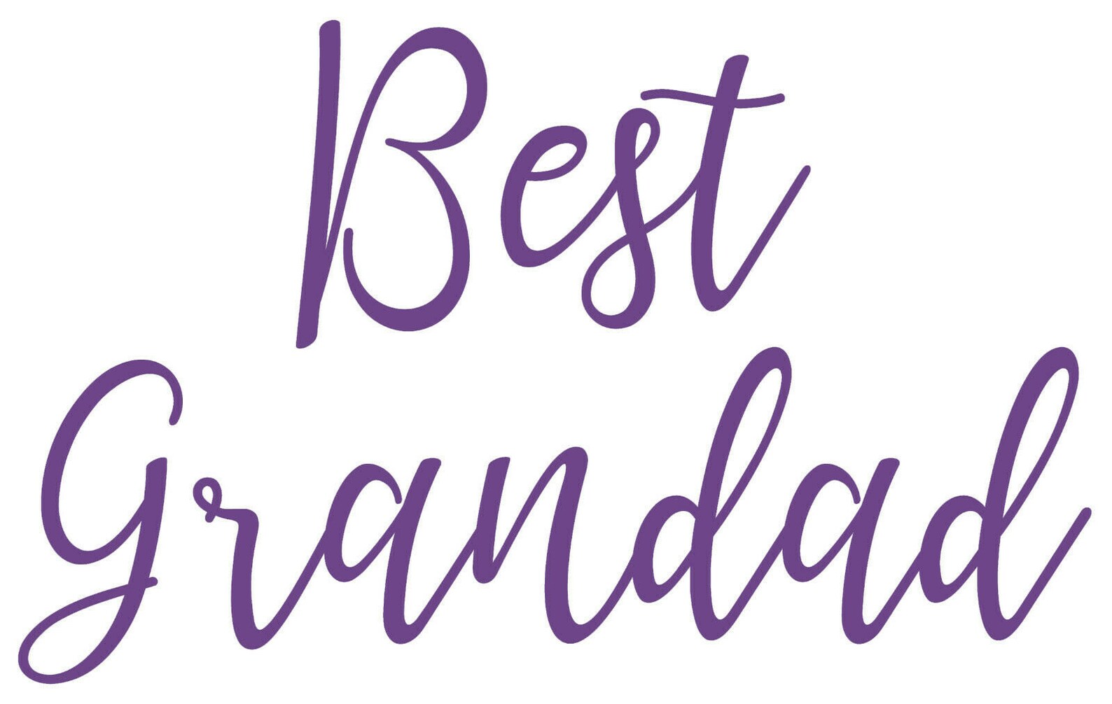 Best Grandad, Family - Vinyl Sticker Decal Label for Glasses, Mugs ...
