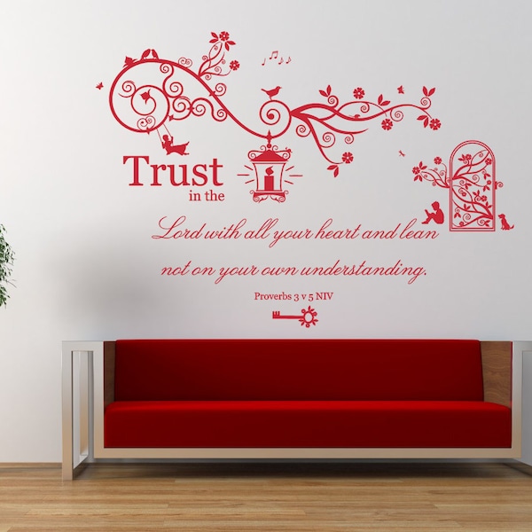 Religious Wall Decal - Etsy