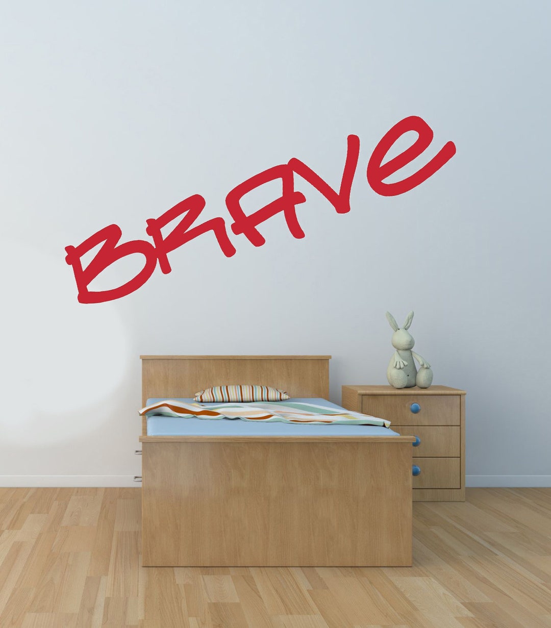 Brave Quote Vinyl Wall Art Sticker Decal Mural. Home, Wall, Mirror ...
