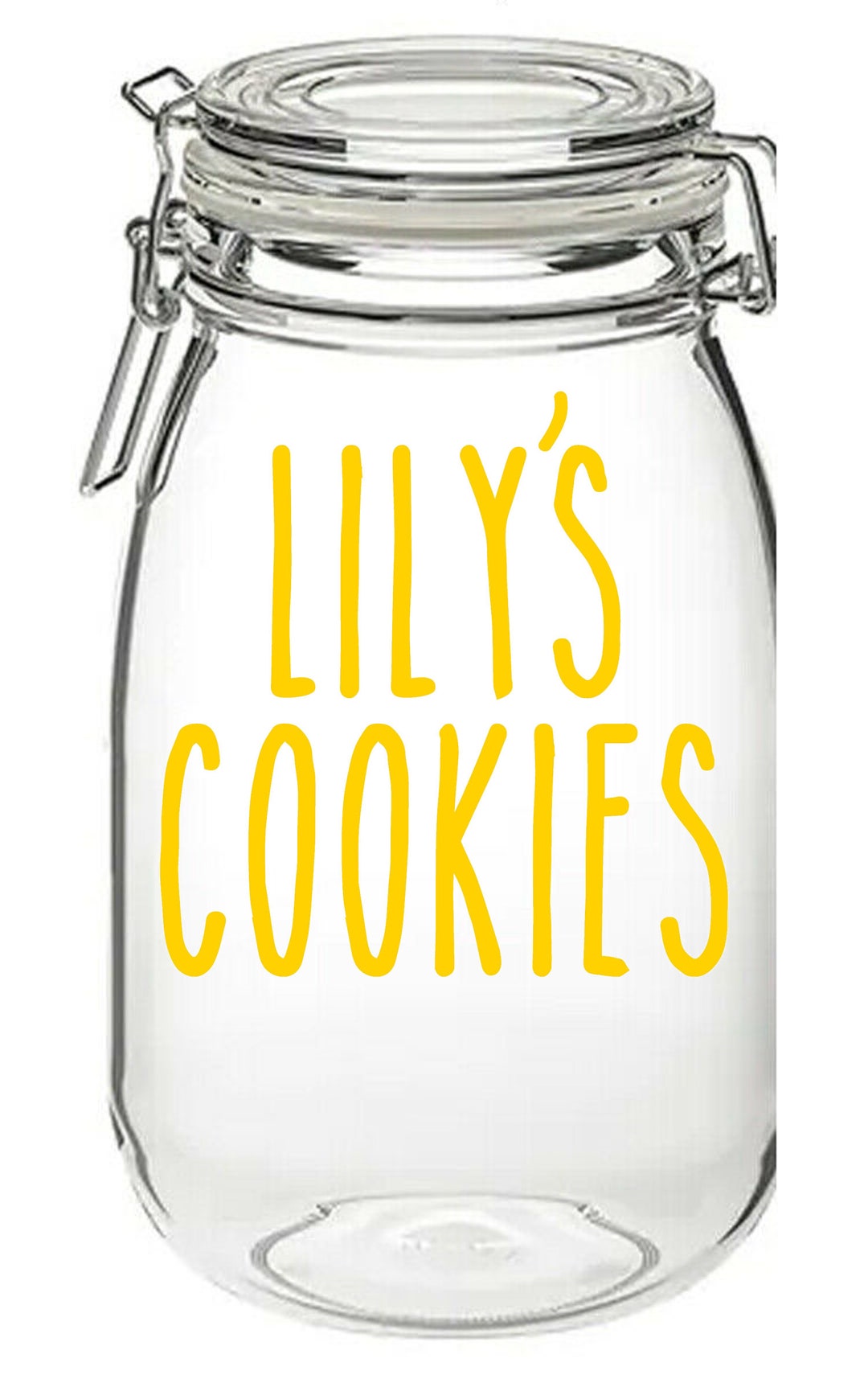 Personalised Cookies Vinyl Sticker Decal Transfer Label for Biscuit ...