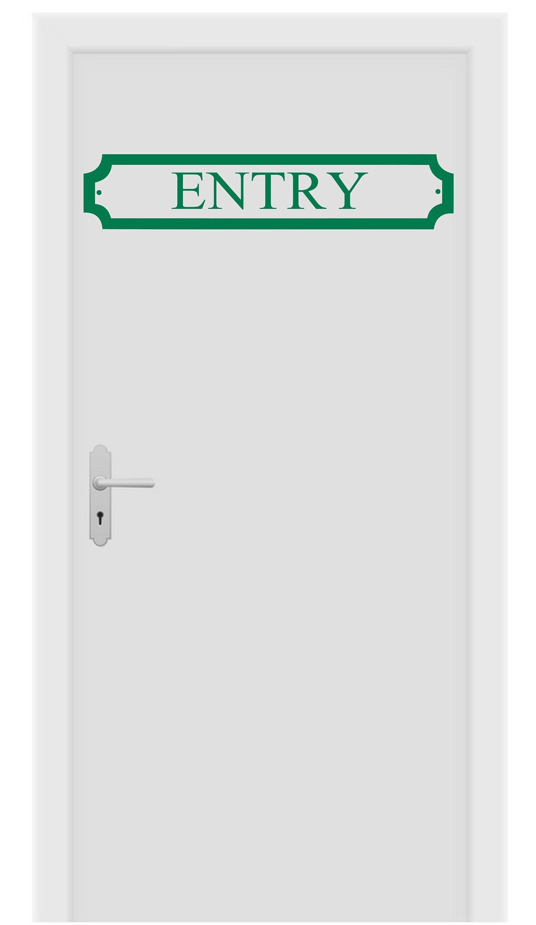 Entry - Matt Vinyl Wall Art Sticker, Decal, Mural. Home, Wall, Window ...