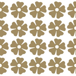 20 X Vinyl Flower Shaped Stickers Decal Mural. Cardmaking, Scrapbooking ...