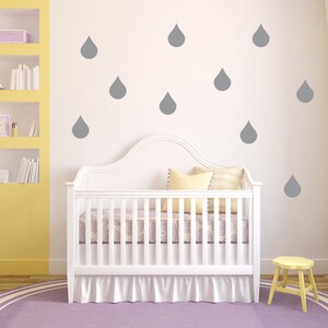 20 X Vinyl Teardrop/raindrop Stickers. Cardmaking, Crafting, Playroom ...