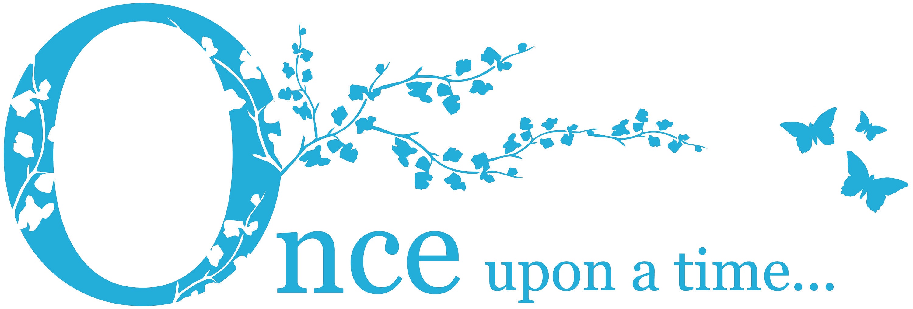 Once Upon a Time Quote, Vinyl Wall Art Sticker, Decal. Home, Wall Decor ...