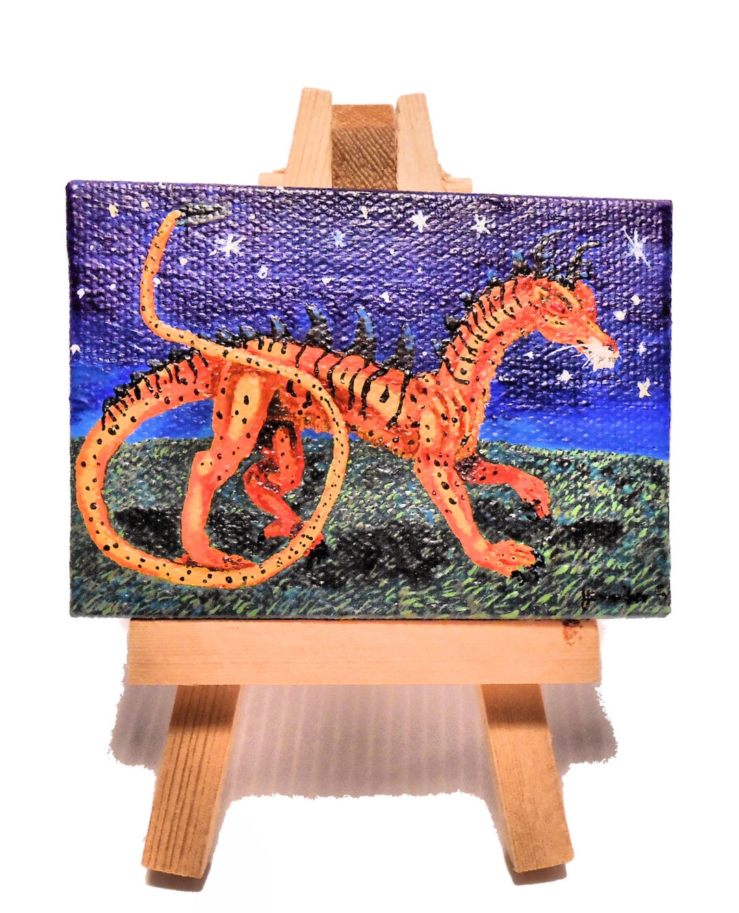 Tiger Dragon , Miniature Painting - Etsy
