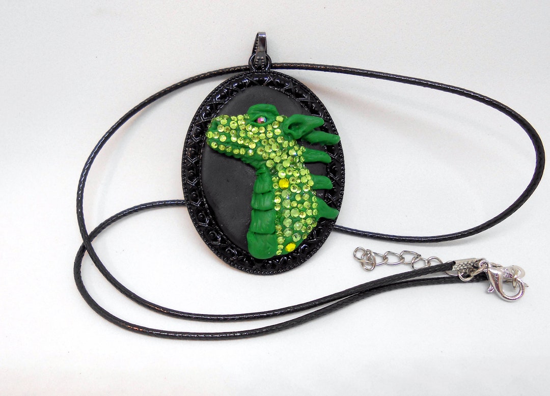 Green Jeweled Dragon - Etsy