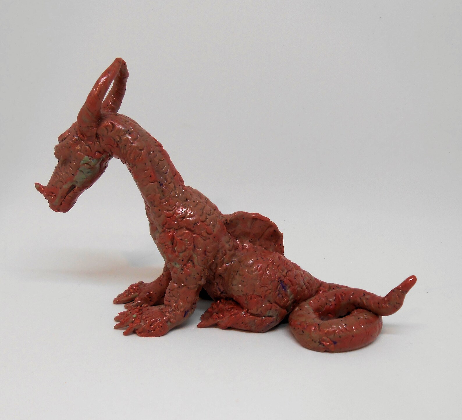 Red Granite Dragon Polymer Clay - Etsy