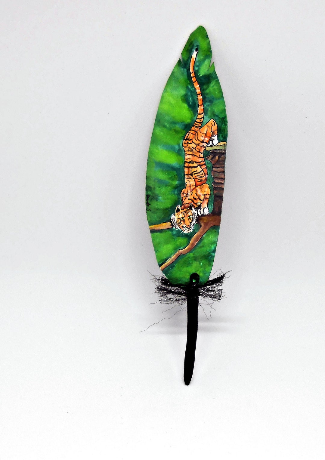 Paper Feather Tiger - Etsy