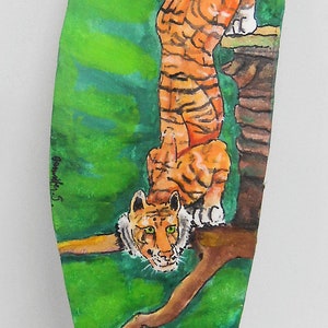 Paper Feather Tiger - Etsy