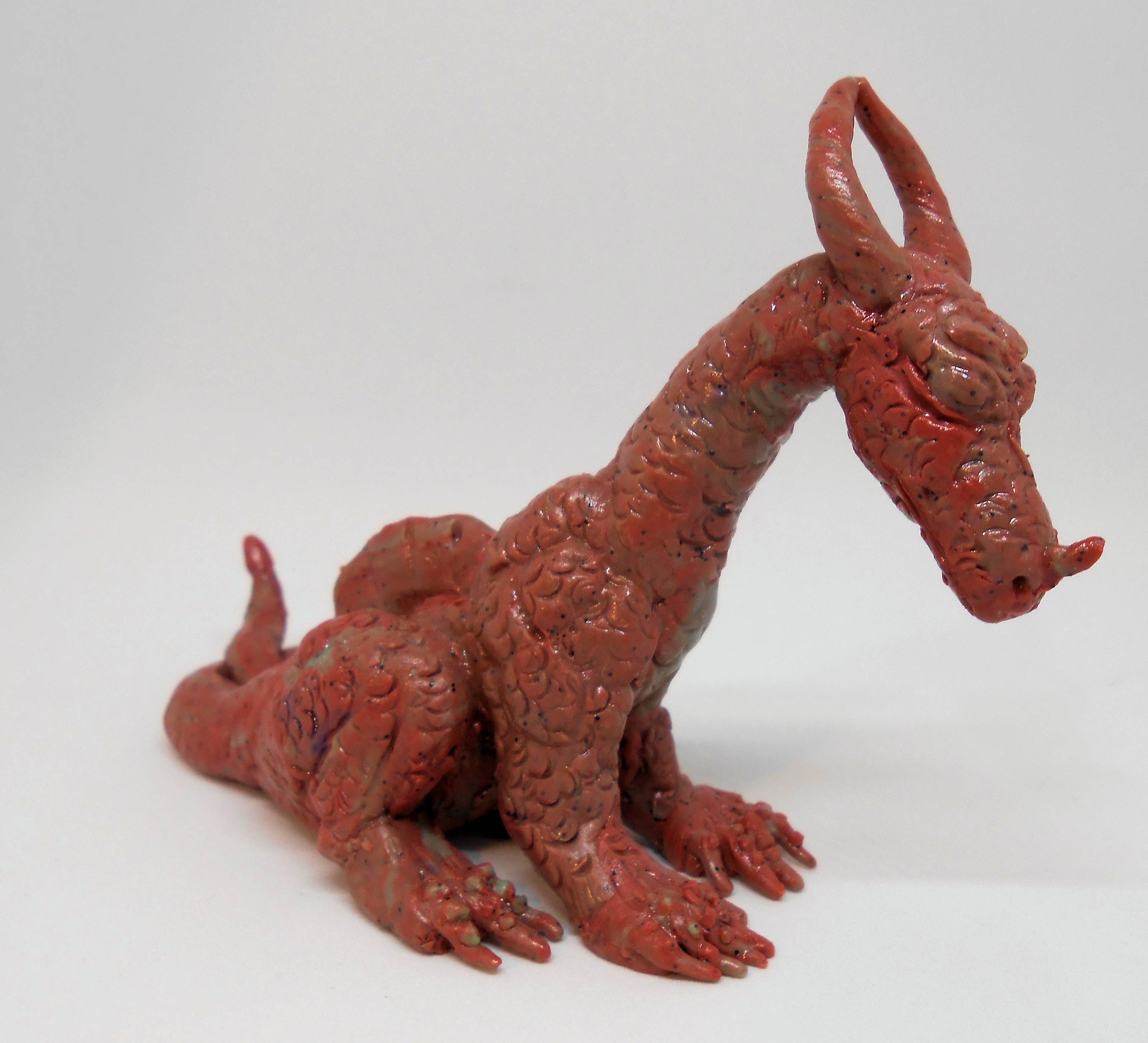 Red Granite Dragon Polymer Clay - Etsy