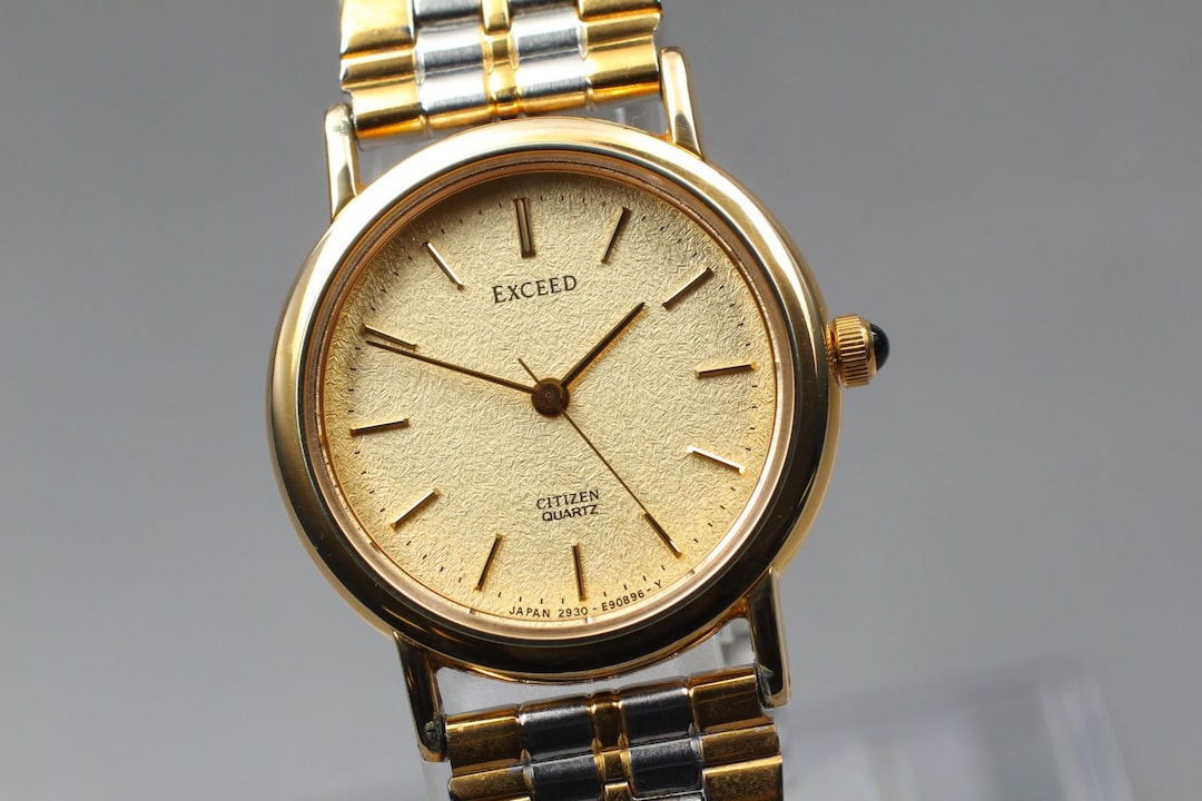 Vintage Citizen Exceed Gold Ladies Watch - Japan Made - New Battery ...