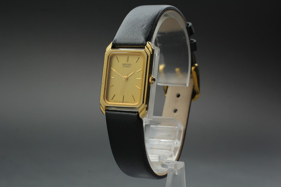 Vintage 1974 [exc+5] Seiko 7321-5370 Gold Tank Mens Qz Watch From Japan ...