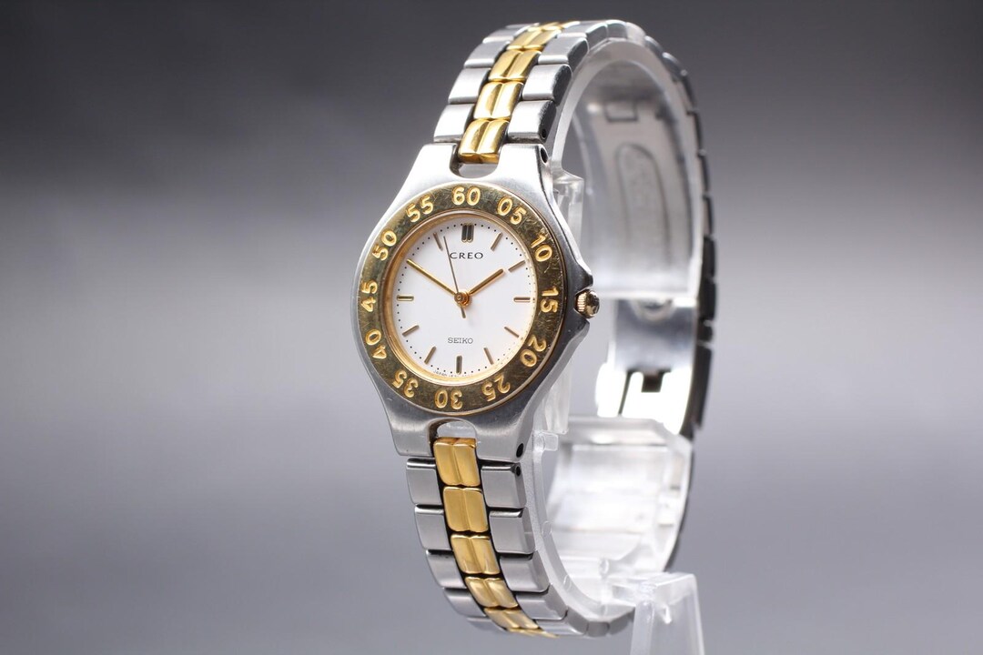 Vintage 1999 Seiko Creo Gold Ladies Watch - Classic Japan Timepiece ...