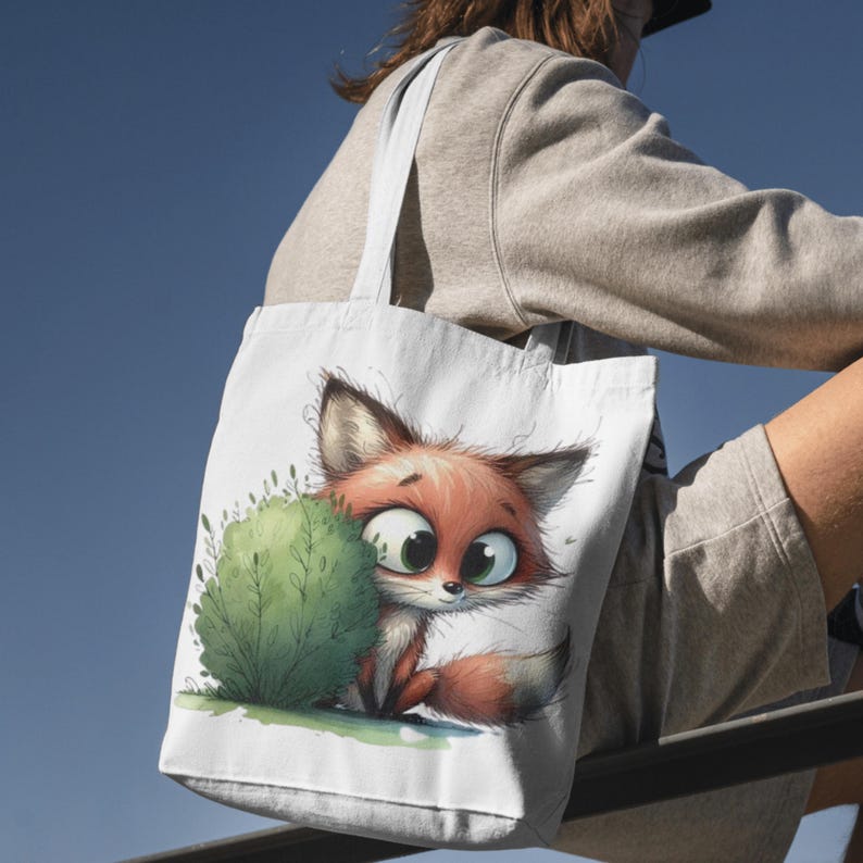 14 Sneaking Animals Clipart Bundle, Cute Watercolor Animal PNG, Funny ...