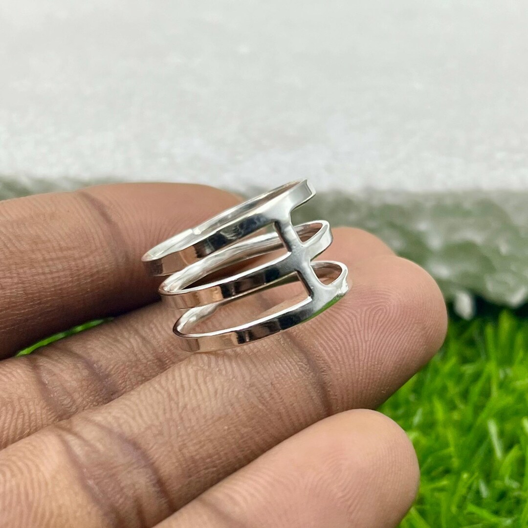 Simple Silver Ring, Statement Ring, Handmade Ring, Sterling Silver Ring ...